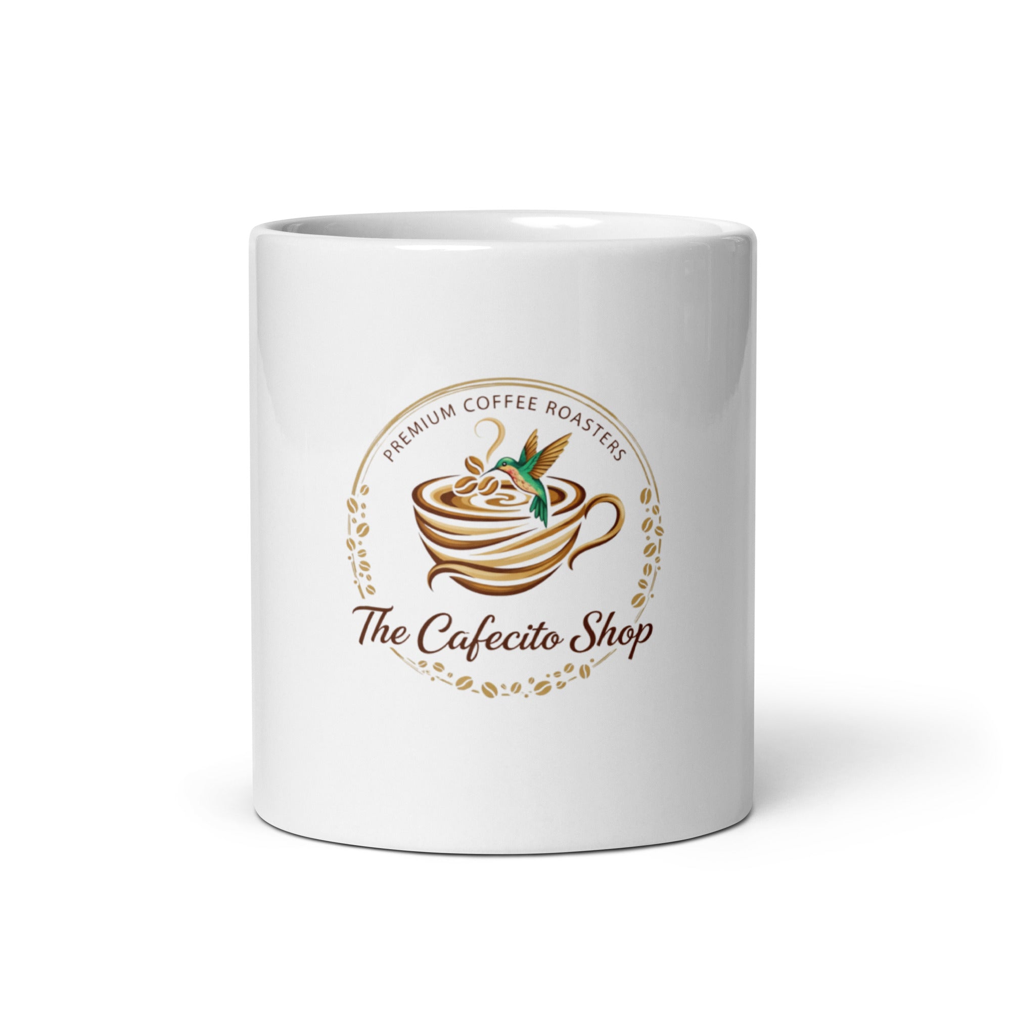 White glossy mug – Cafecito